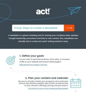 Infographic - 8 Easy Steps to Create a Newsletter